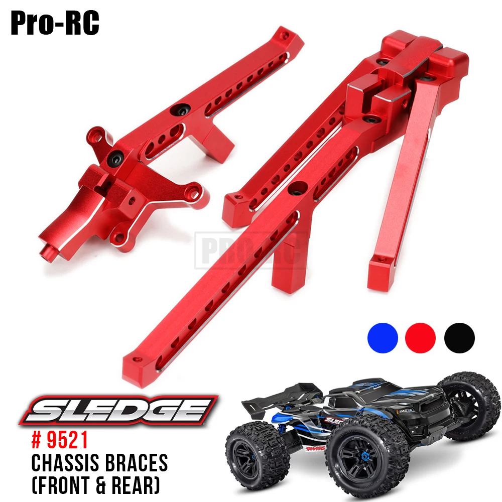 1set Aluminum Front & Rear Chassis Brace Tower 9520 9521 For 1/8 ...