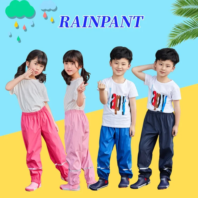 Summer-Spring-Baby-and-Girls-Boys-Waterproof-Reflective-Strips-PU-Rain ...