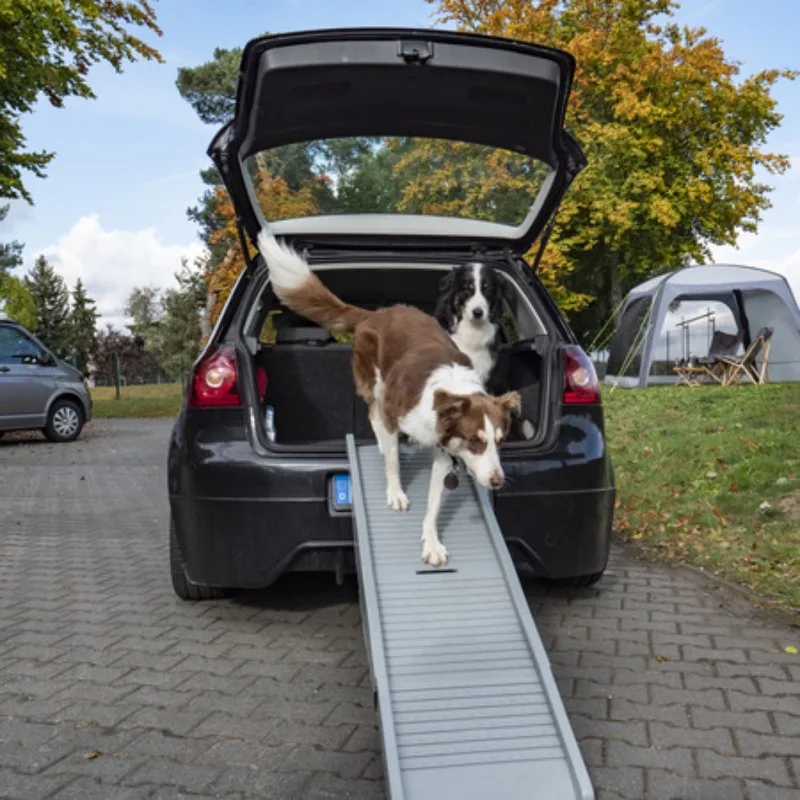 Long Foldable Pet Car Ladder - Portable Dog Stairs for Road Trips ...