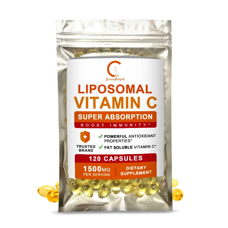 GPGP Greenpeople cápsulas de vitamina C de 1500MG, sistema inmuny ...