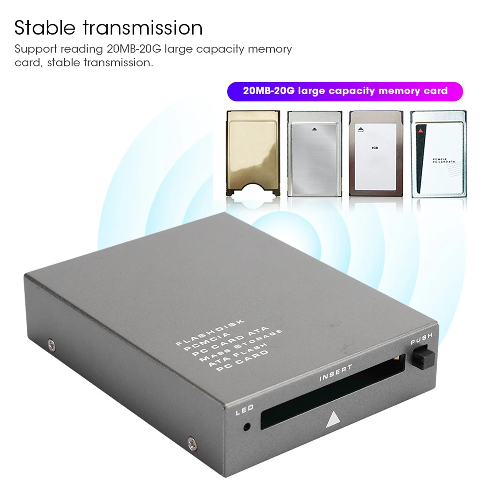 Memory-Card-Reader-Adapter-USB-2-0-para-PC-ATA-Flash-Memory-Card-Reader ...