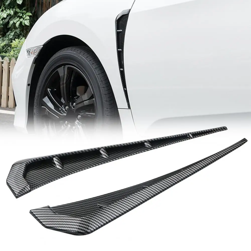 1-Pair-Car-Fender-Side-Vent-Modified-Carbon-Fiber-Glossy-Universal-Air ...