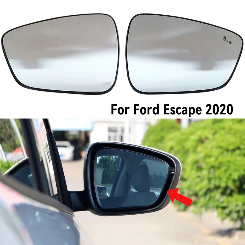 Auto-Replacement-Left-Right-Heated-Blind-Spot-Warning-Wing-Rear-Mirror ...