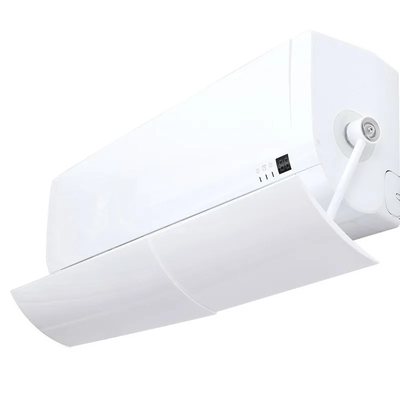 Retractable air conditioner wind deflector anti direct blowing and anti ...