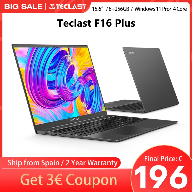 Teclast-f16-plus-Laptop-15-6-Zoll-Windows-11-Pro-Notebook-8GB-RAM-256GB ...