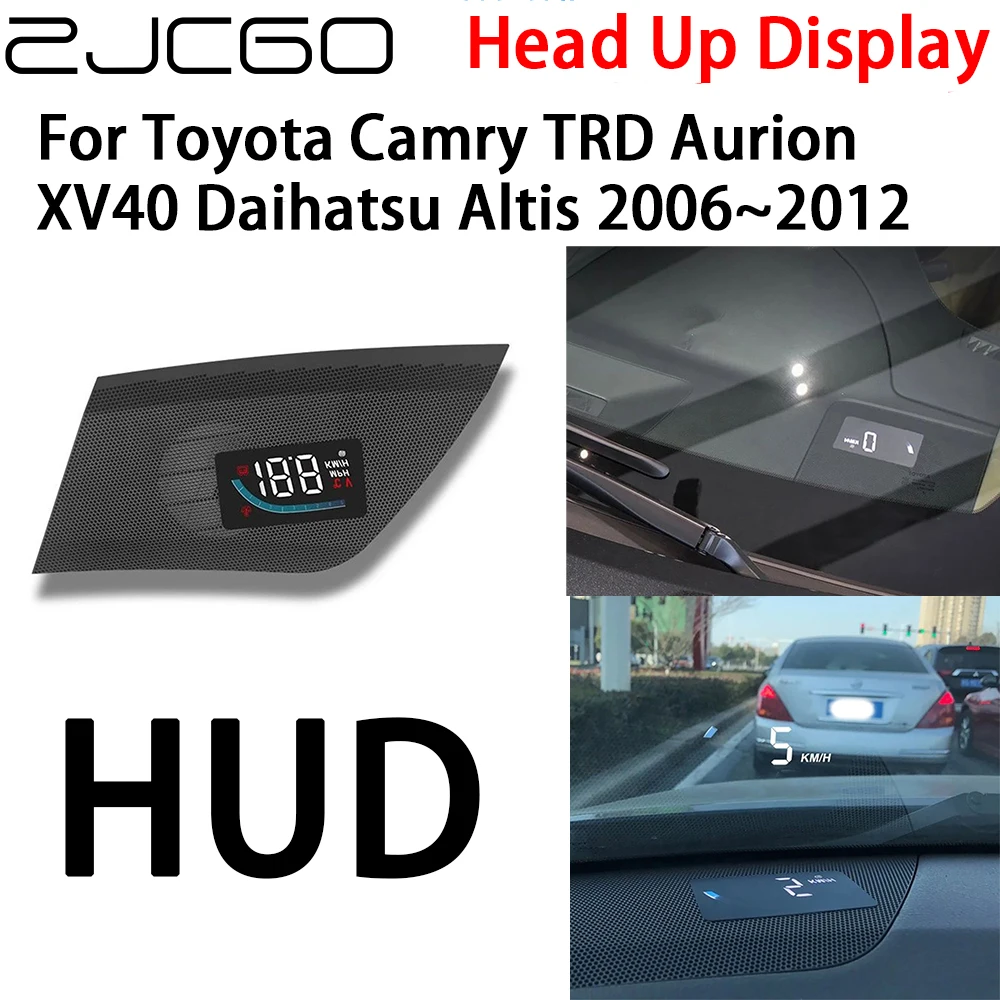 ZJCGO-Car-HUD-Head-Up-Display-Speedometer-Projector-Alarm-for-Toyota ...