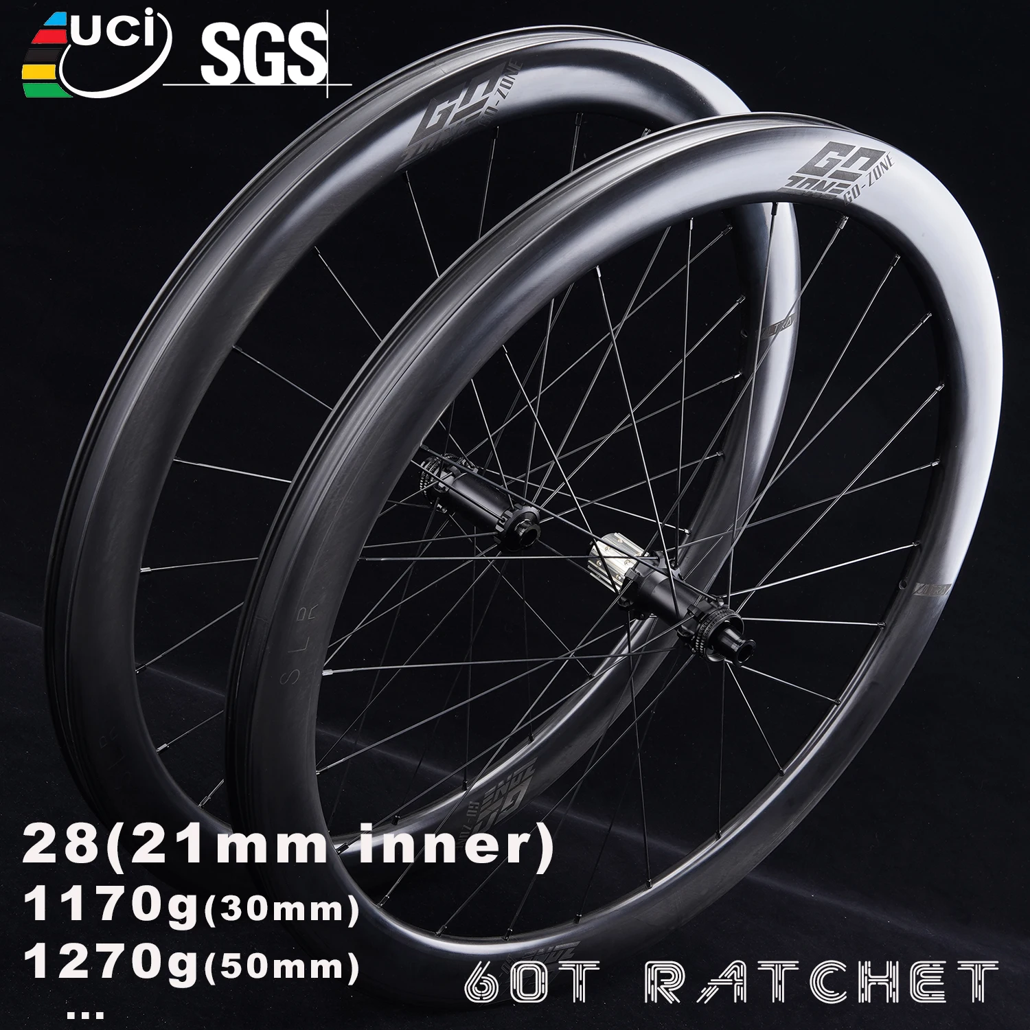 700c-28mm-Disc-Brake-Carbon-Wheels-Super-Light-50mm-1270g-Sapim-Pillar ...