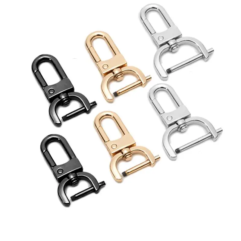 2pcs Metal Detachable Snap Hook Trigger Clips Buckles For Leather Strap ...