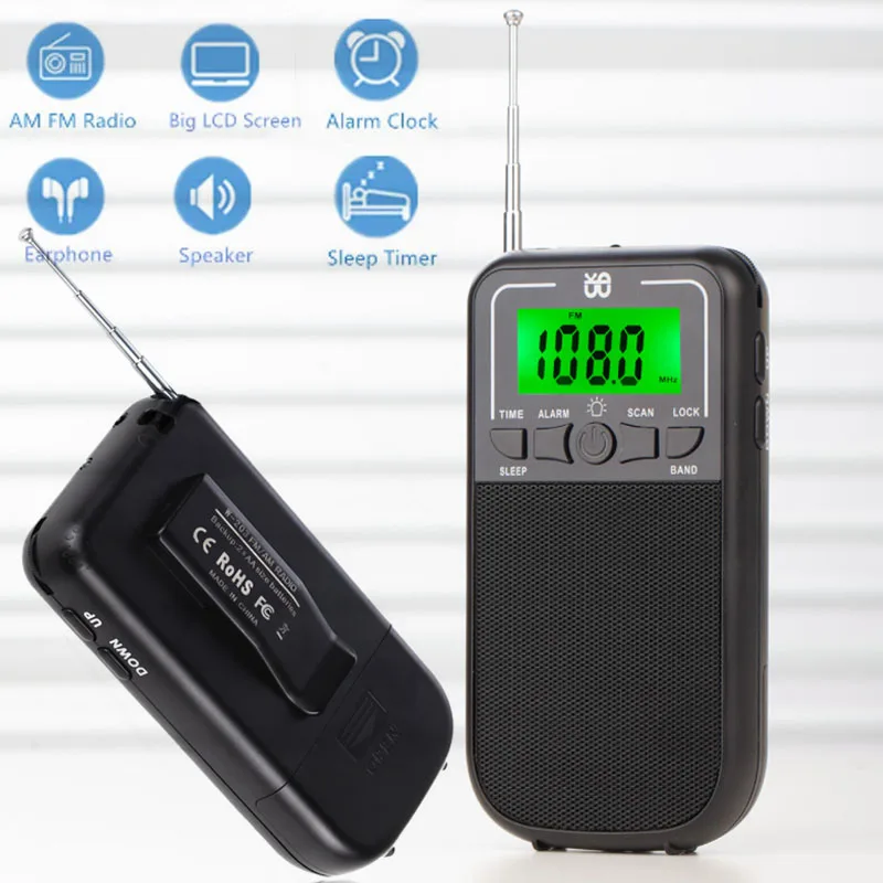 Mini-Portable-Radio-Pocket-FM-AM-SW-DSP-Radio-Receiver-Built-in-Speaker ...