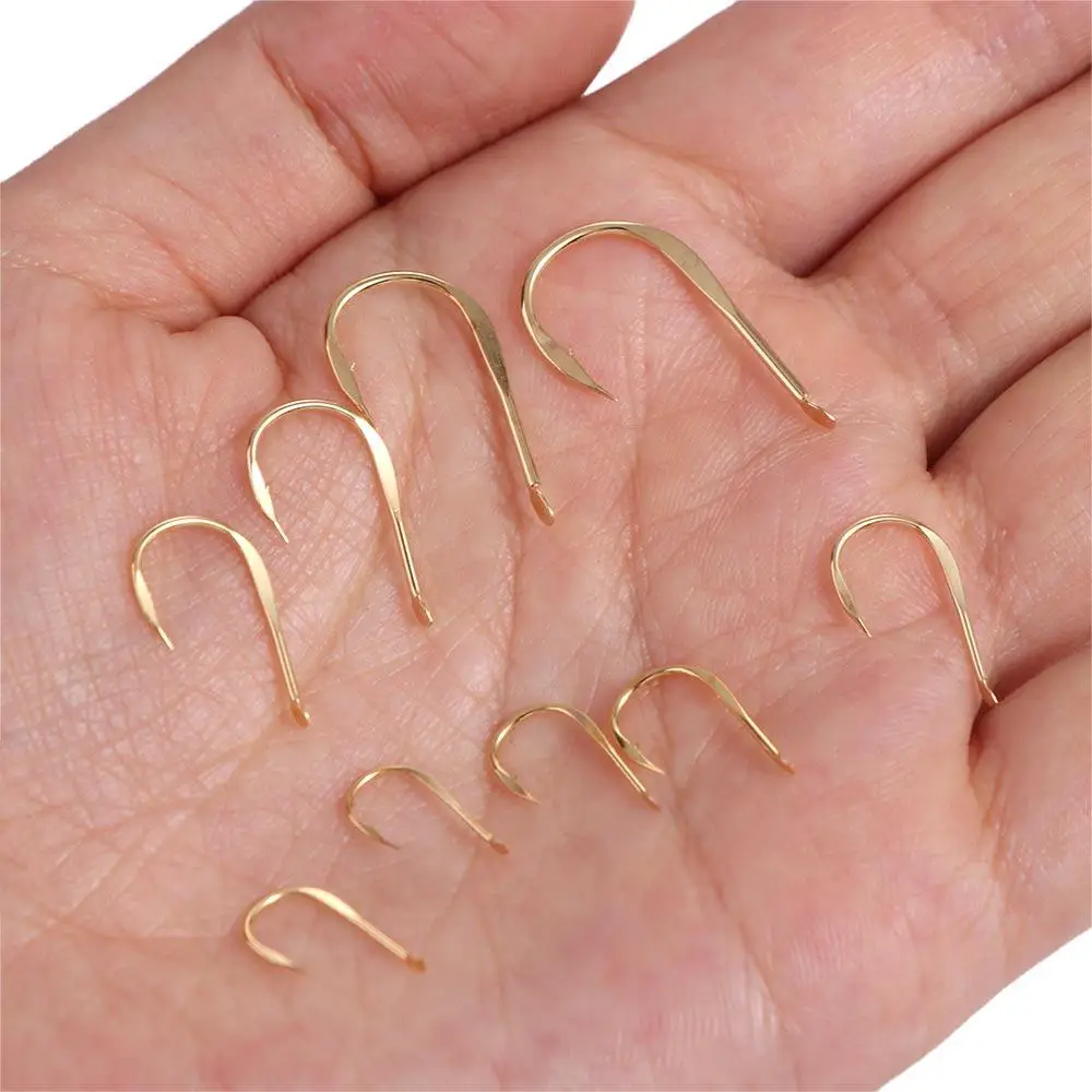 20Pcs-Pack-High-Carbon-Steel-Golden-Fishing-Hooks-Single-Sharp-Barbed ...
