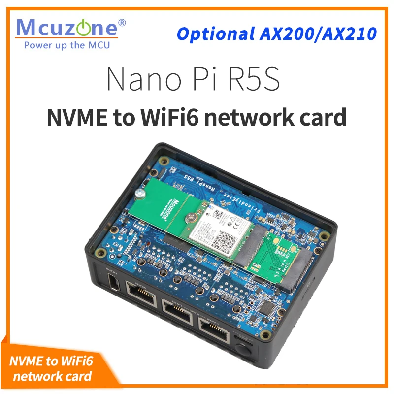M.2 M Key Nvme Ssd To A Key Wifi6 Ax200 Ax210 Mt7921k Nanopi R5s Cm4 Raspberrypi - Demo Board ...