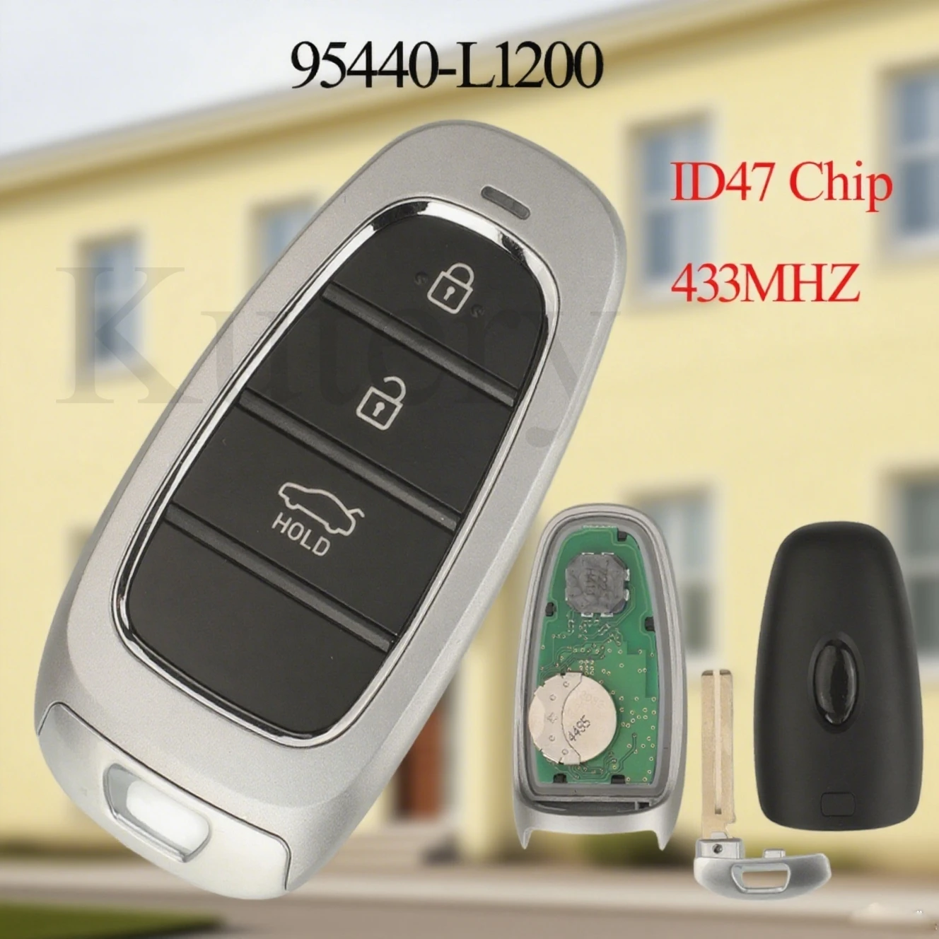 jingyuqin FOB-4F250 95440-L1200 Smart Proximity Keyless Remote Car Key ...