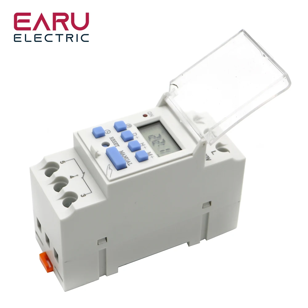 THC15A New type Din Rail 2 wire Weekly 7 Days Programmable Digital TIME ...