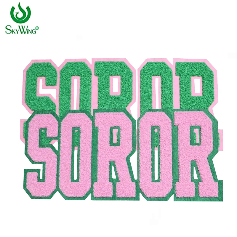 11-Polegada-alpha-kappa-alpha-rosa-e-verde-soror-chenilles-letras ...