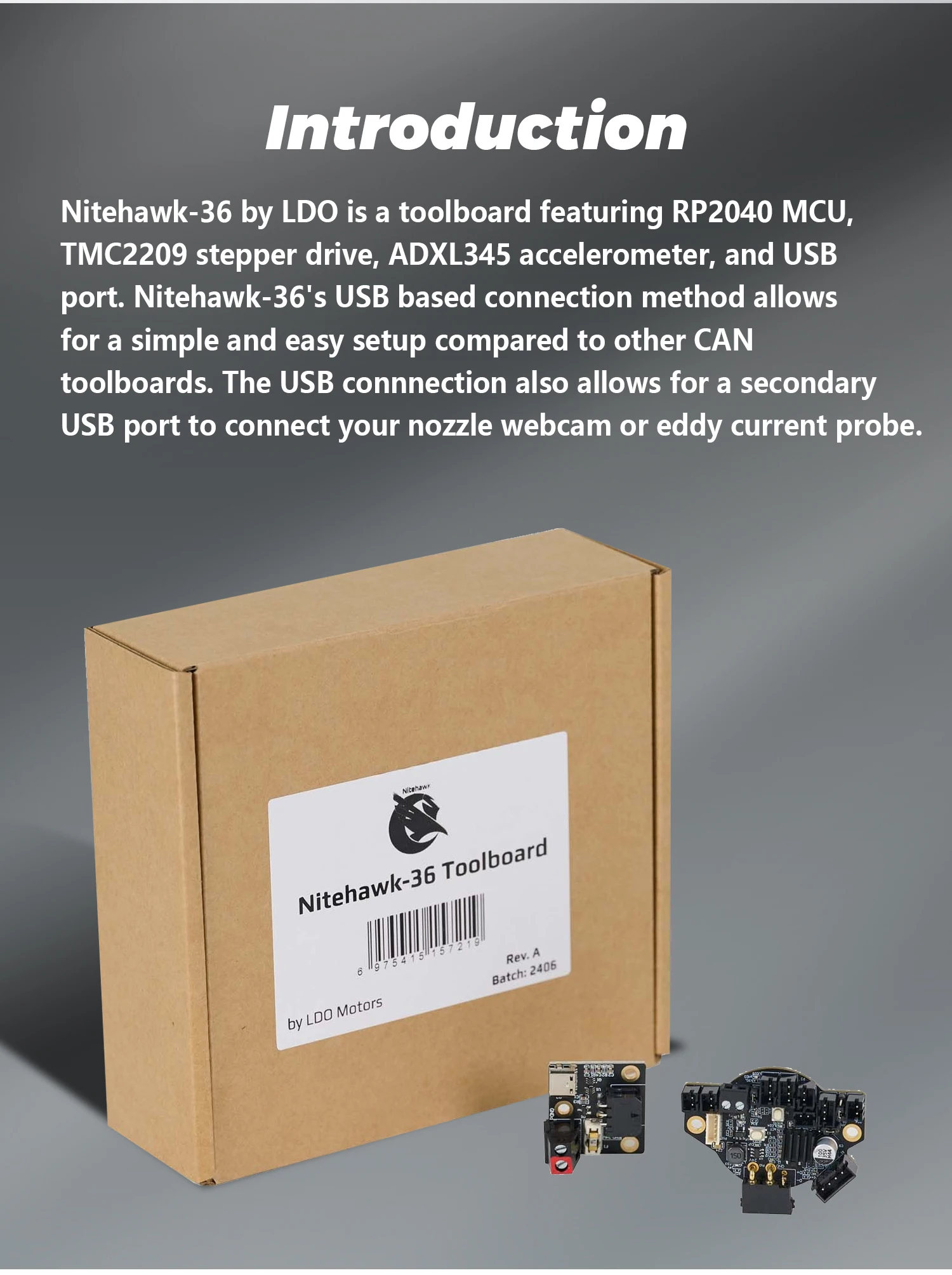 Nitehawk LDO toolboard