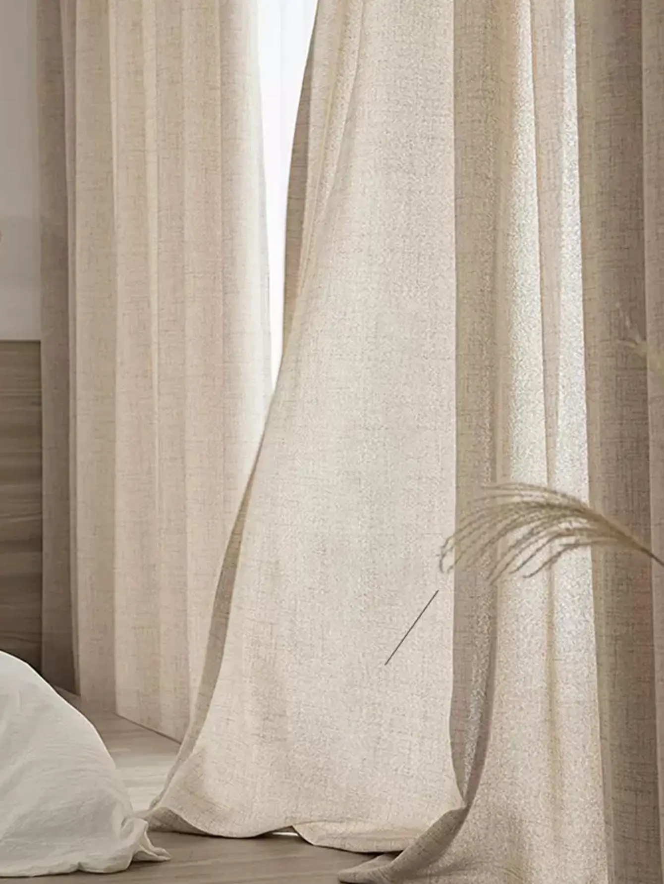 Best-Quality-Modern-Linen-Living-Room-Window-Cotton-Linen-Sheer-Window ...