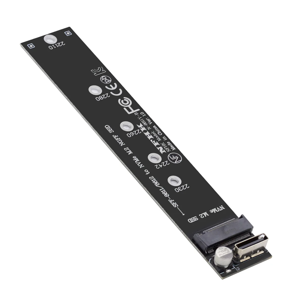 Anakart için adaptör Oculink SFF-8612 SFF-8611 için NVME PCIe SSD 2280 ...