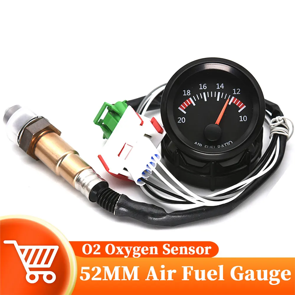 52mm-Universal-Racing-Air-Fuel-Ratio-Gauge-Narrowband-O2-Oxygen-Sensor ...