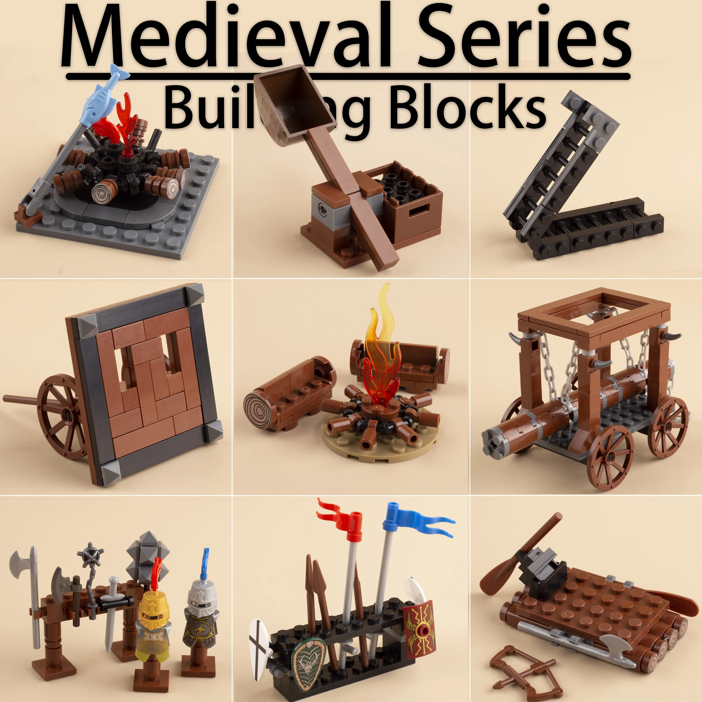 Medieval-Castle-Siege-Weapons-Building-Blocks-Military-War-Scene-Army ...