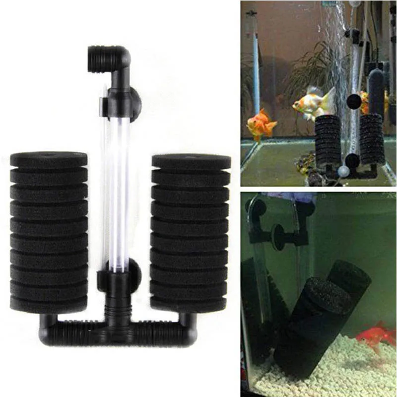 Aquarium Filter for Aquarium Fish Tank Air Pump Skimmer Biochemical ...