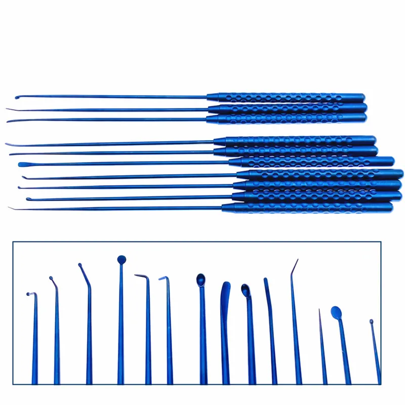 19pcs-set-Titanium-Micro-Nerve-Hook-Vessel-Hook-Micro-Spatula ...