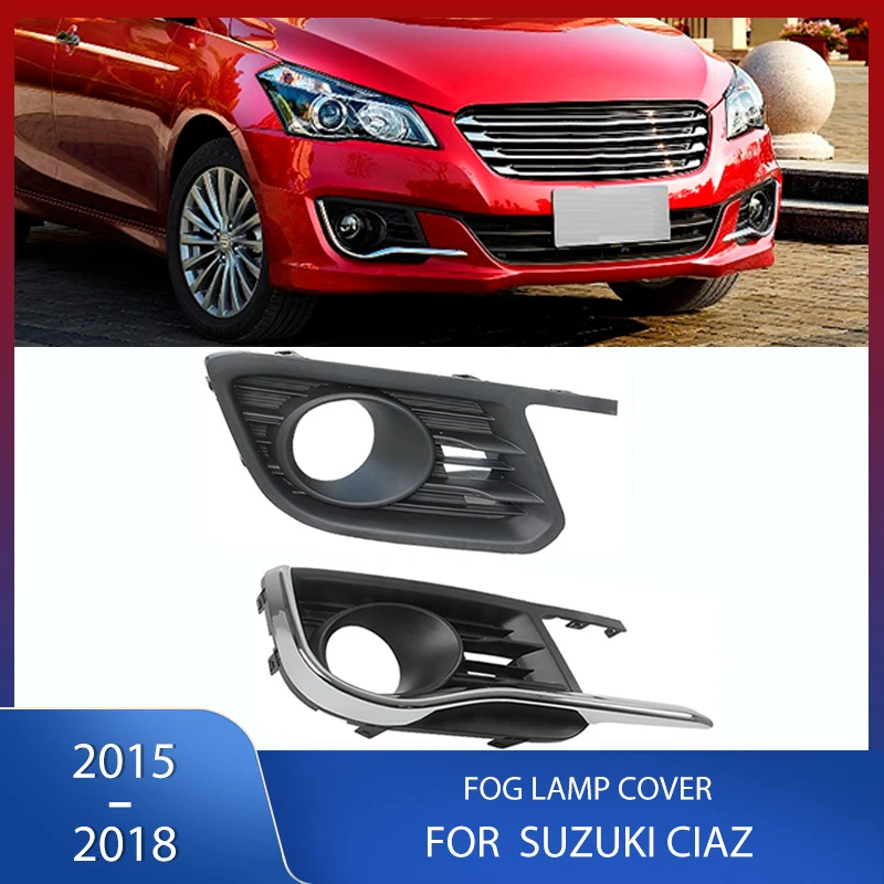 Front-Bumper-Fog-Light-Cover-Housing-Trim-Frame-Grille-Grill-Driving ...