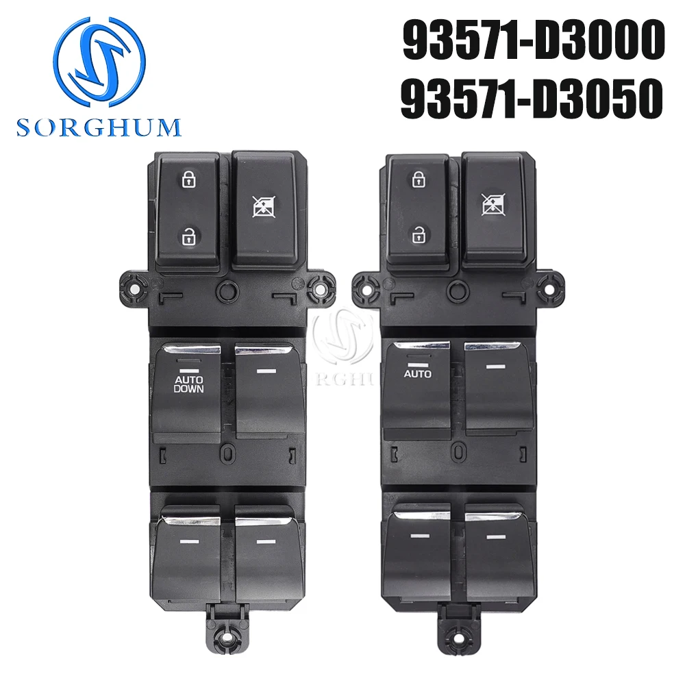 SORGHUM-93571-D3000-93571-D3050-Master-Switches-For-2016-2018-HYUNDAI ...