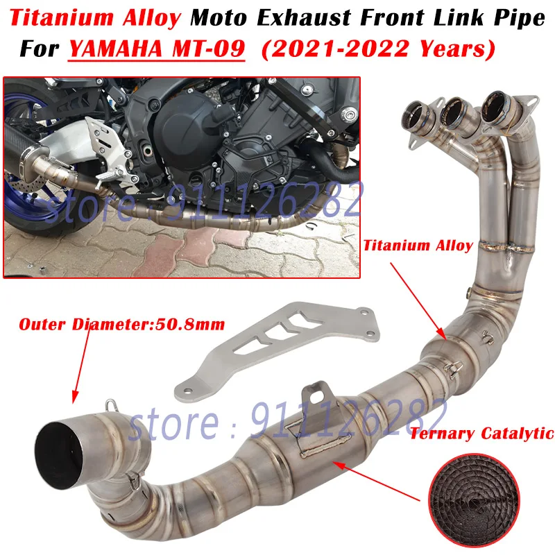 Slip-On-For-YAMAHA-MT09-MT-09-FZ09-2021-2022-Motorcycle-Exhaust-Modify ...