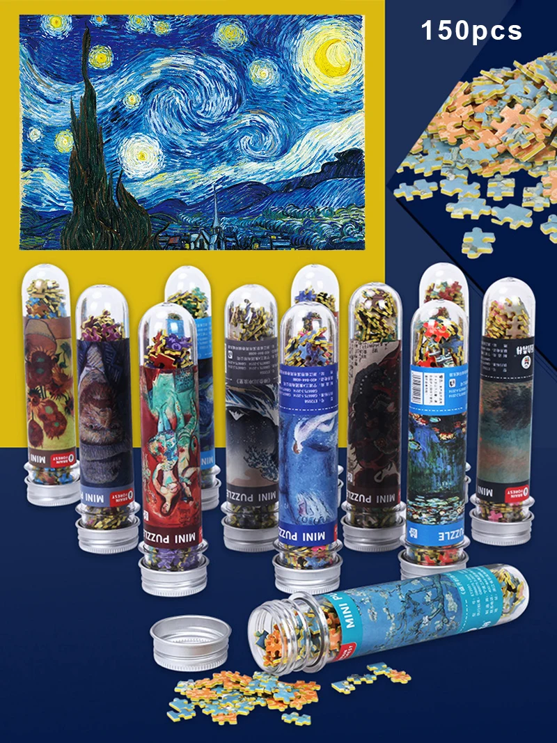 Mini puzzle de tube à essai pour enfants et adultes,jouet de ...