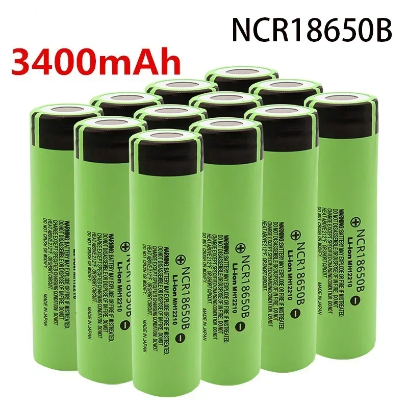 100-18650-rechargeable-battery-lithium-ion-34B-original-new-NCR18650B-3 ...