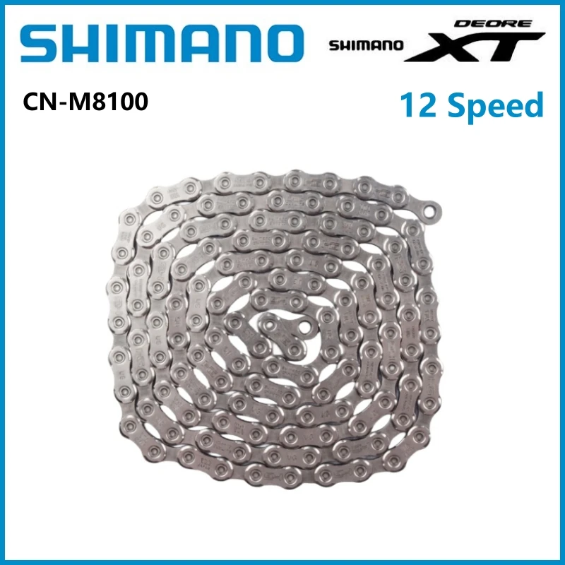 Shimano-Deore-XT-M8100-Series-CN-M8100-Chain-12-Speed-126L-For-Mountain ...
