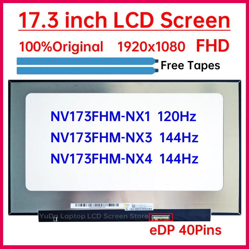 17-3-Inch-144Hz-Laptop-LCD-Screen-NV173FHM-NX3-NV173FHM-NX4-NV173FHM ...