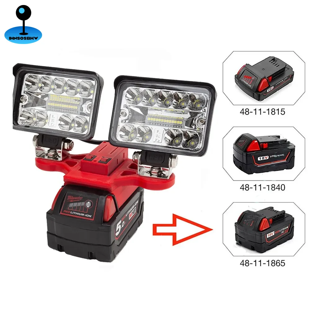 Foco-inal-mbrico-para-Milwaukee-l-mpara-de-luz-de-trabajo-20V-MAX-XR ...