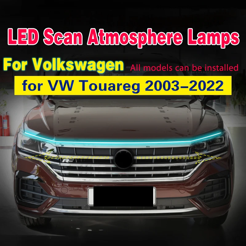For-VW-Volkswagen-Touareg-2003-2022-Universal-Car-Front-LED-Lamp-Scan ...