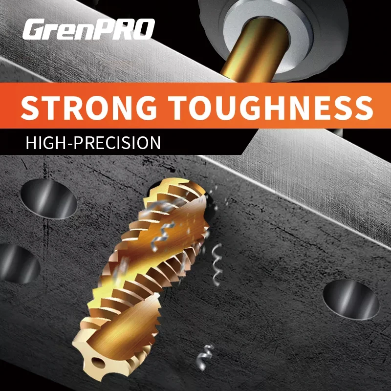 M3-M4-M5-M6-M8-M10-M12-Tap-Drill-Bits-Hex-Shank-Titanium-Coated-HSS ...