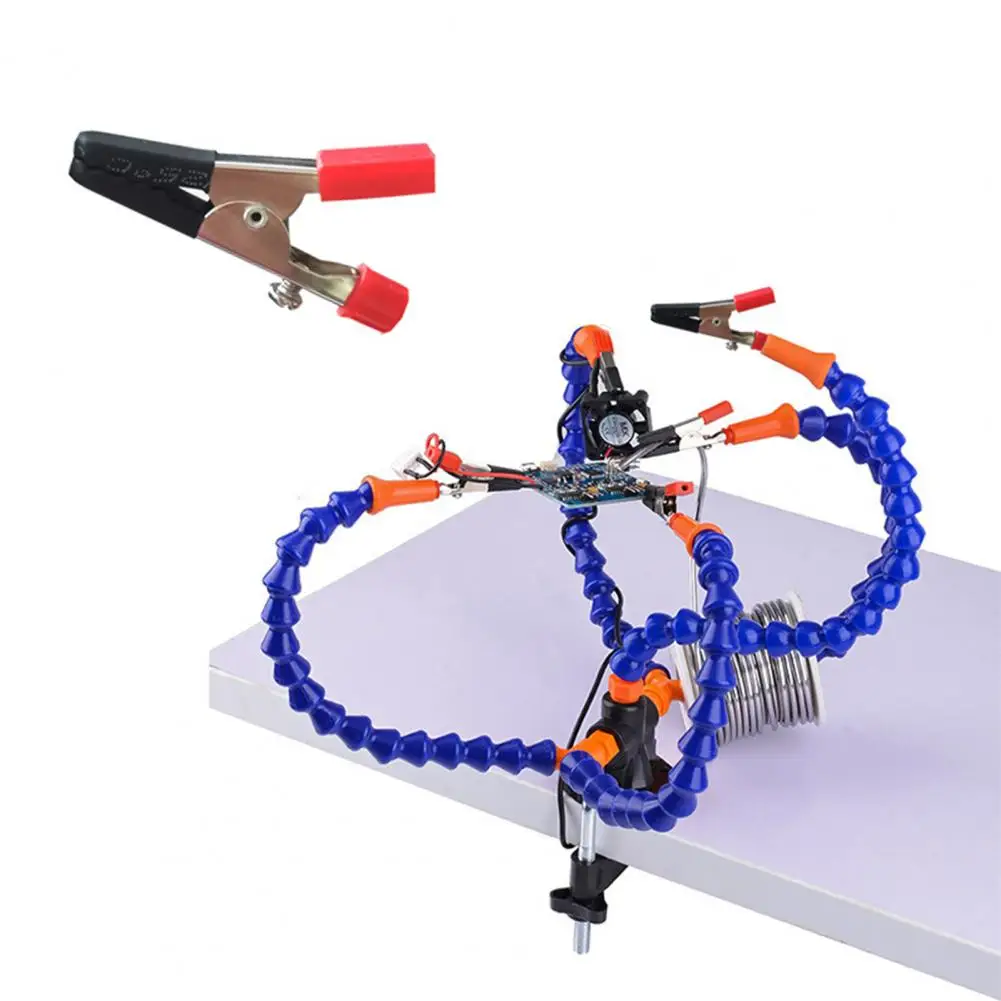 Practical-Solid-Welding-Helping-Clamp-5-Claws-Soldering-Table-Clamp ...