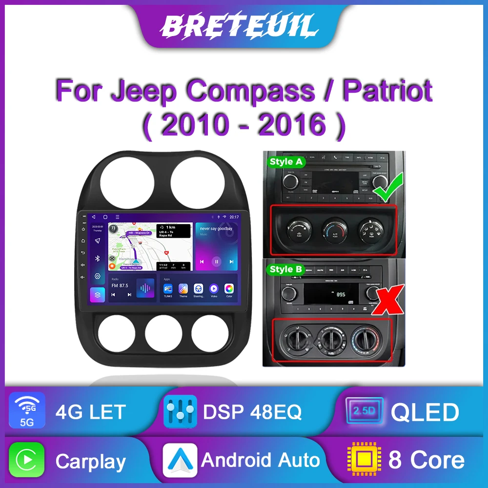 For-Jeep-Compass-Patriot-2010-2016-Car-Radio-Android-Multimedia-Video ...