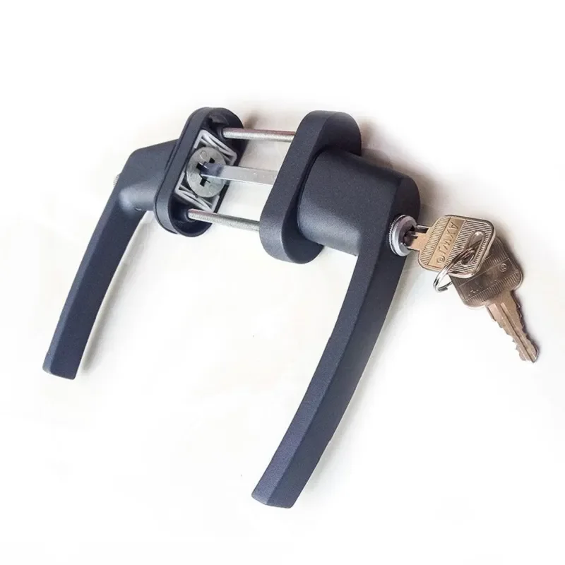 Two-end-Lever-Lock-Solid-Thickened-Crank-Handle-with-Keys-Full-solid ...