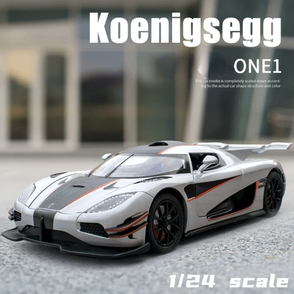 Koenigsegg-Um-1-24-Modelo-de-Liga-de-Carro-Brinquedo-Diecast-com-Som-e ...