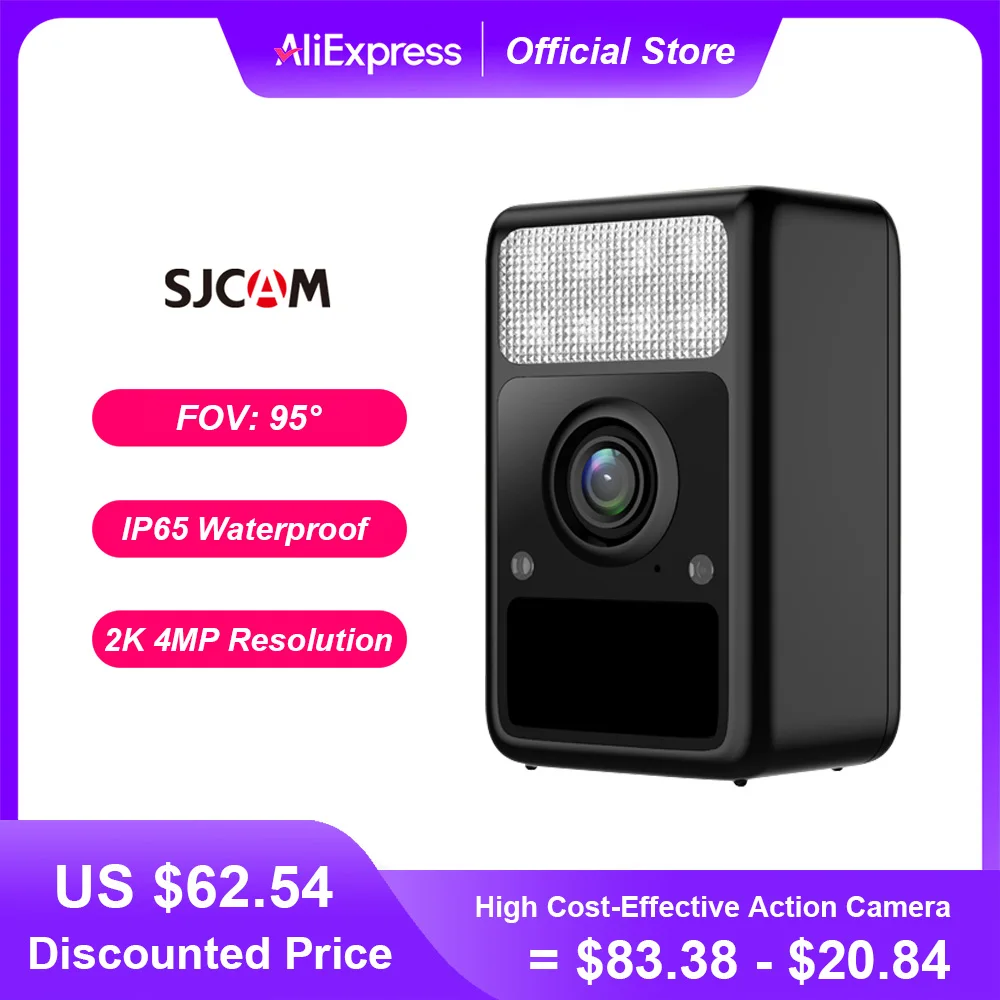 SJCAM 2K 4MP Resolution Wi-Fi Wireless Camera S1 Indoor Security Camera ...