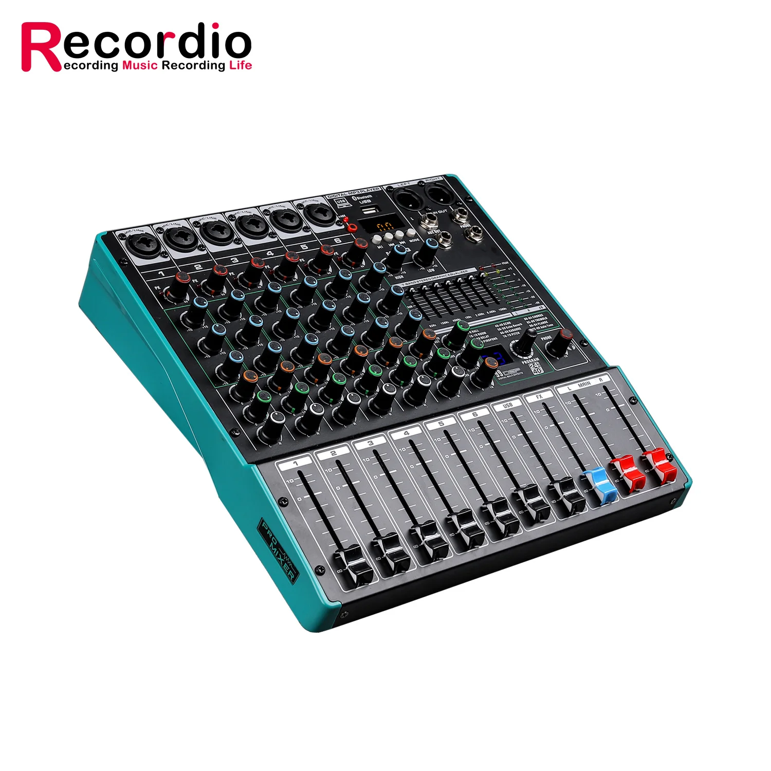 GAX-TK6-professional-6-channel-digital-analog-mixer-with-USB-sound-KTV ...