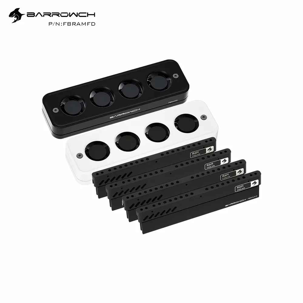 Barrowch-4PCS-DDR5-RAM-Radiator-Fan-Air-Cooled-Heat-Radiation-For-PC ...