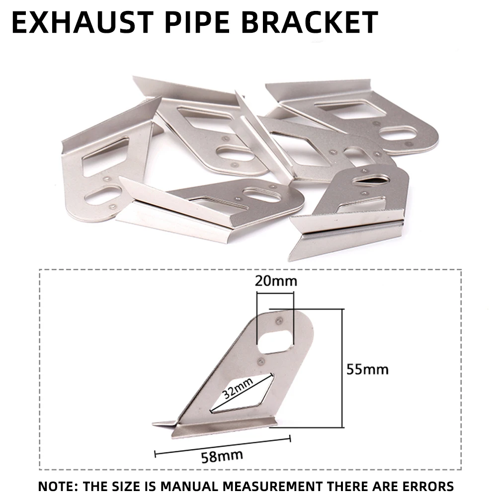 Motorcycle Exhaust Pipe Muffler Holder Clamp - Exhaust & Exhaust ...