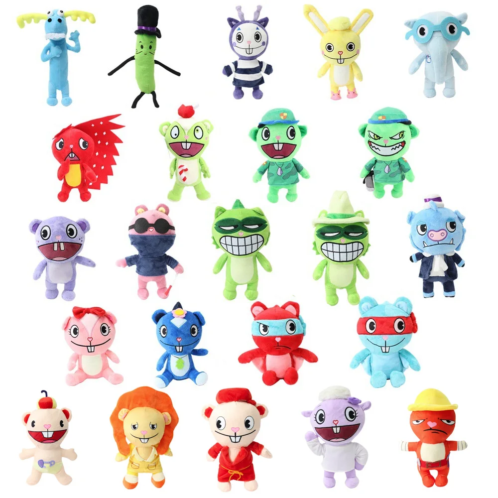New-23-Style-Happy-Tree-Friends-Plush-Toy-Lumpy-Petunia-Nutty-Splendid ...