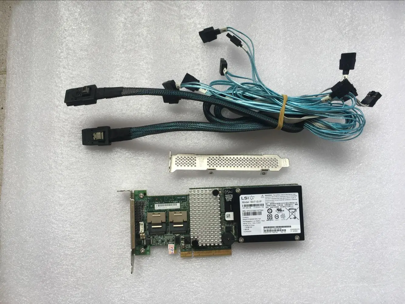 LSI00202 Megaraid SAS 9260 8i RAID controller+SFF 8087 to (4) 7 Pin ...