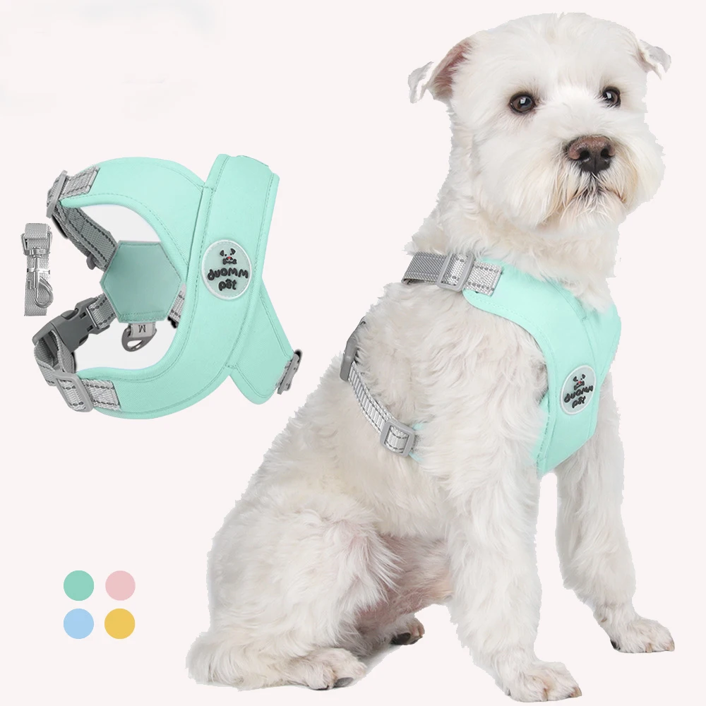 X Shaped Dog Harness Vest and Leash Set for Small Meidum Dogs ...