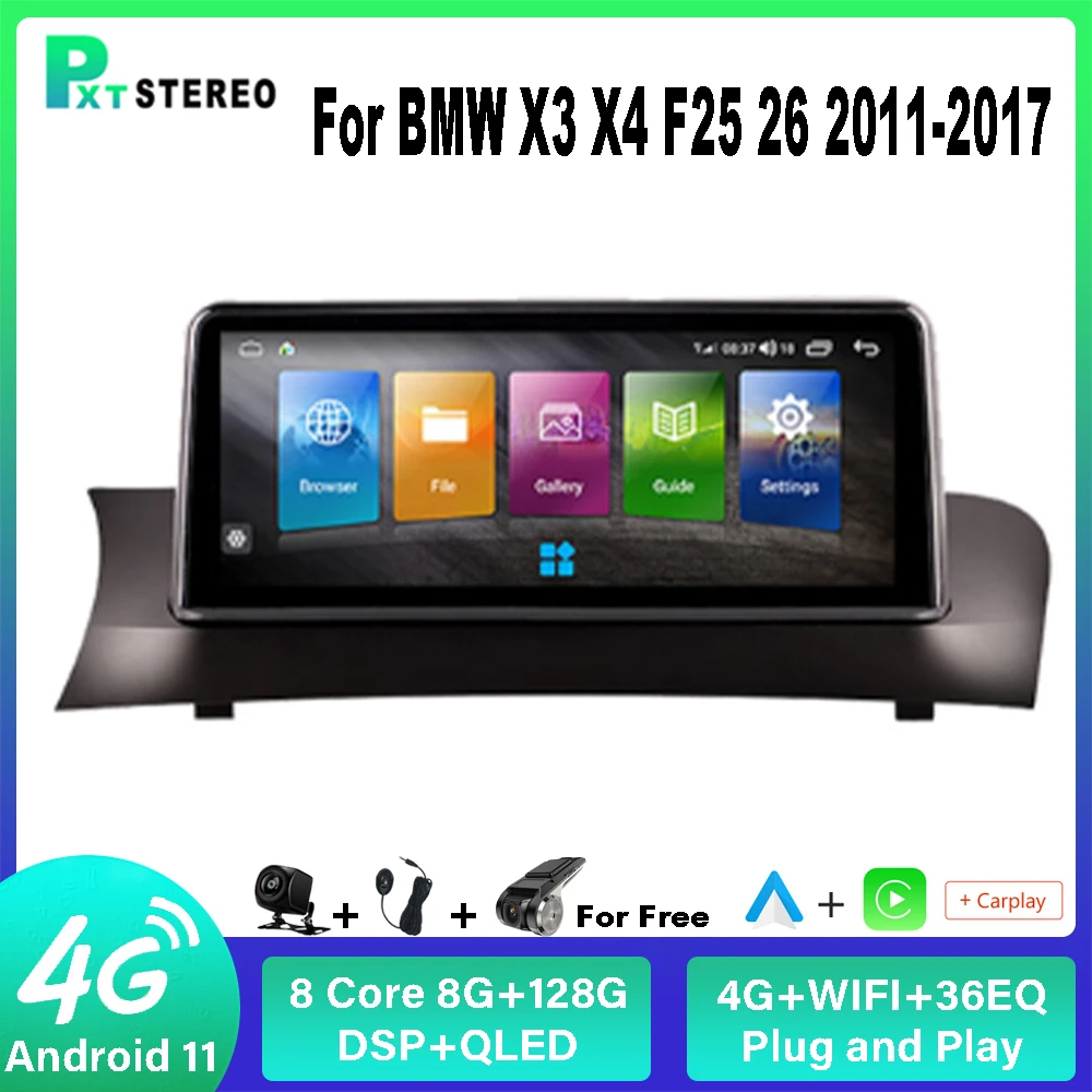 Pxton Android Car Radio Stereo Touch Screen Multimedia Player For BMW ...