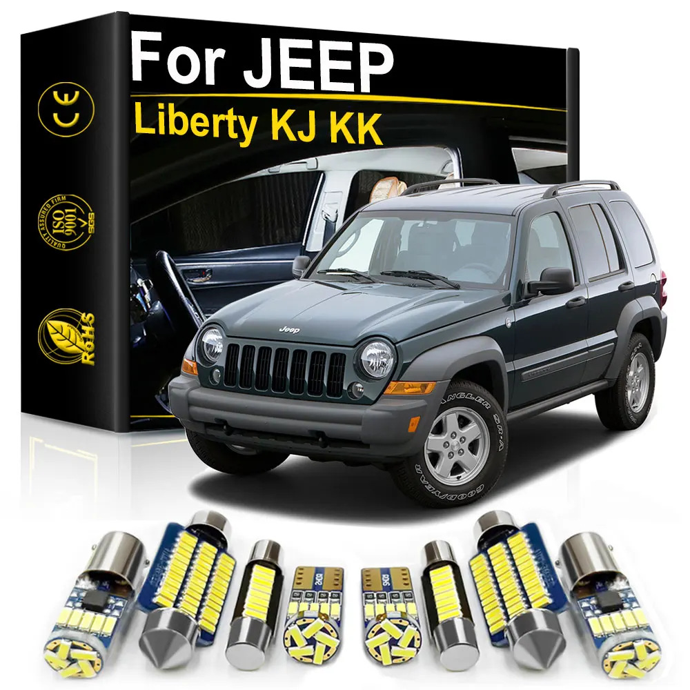 Luces-LED-para-Interior-de-coche-accesorio-Canbus-para-Jeep-Liberty-KJ ...
