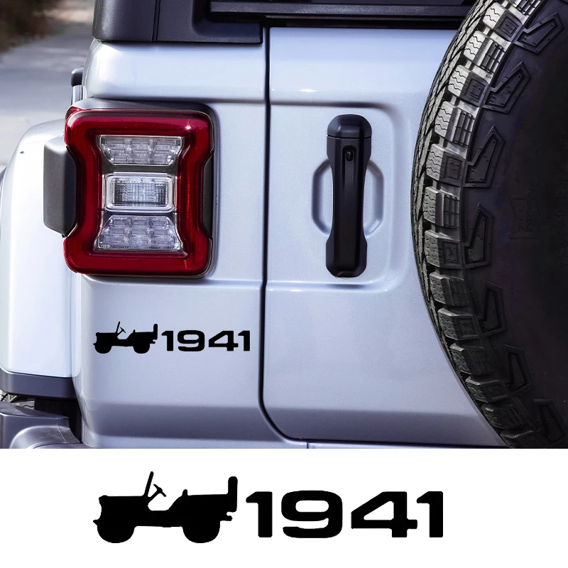 2-Pcs-1941-Styling-Hood-Window-Bumper-Trunk-Creative-Reflective-Vinyl ...