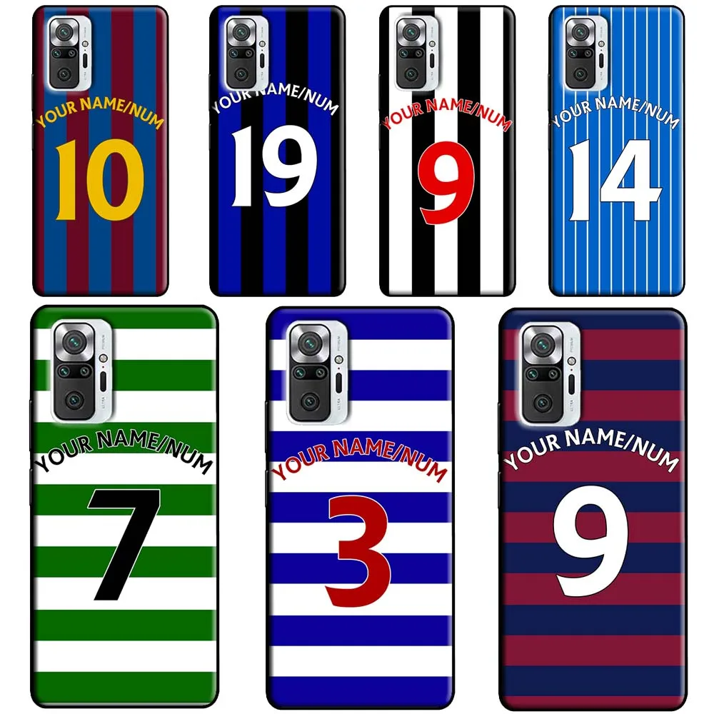Personalised-Football-Number-Strips-Case-For-Xiaomi-Redmi-Note-12-Pro ...